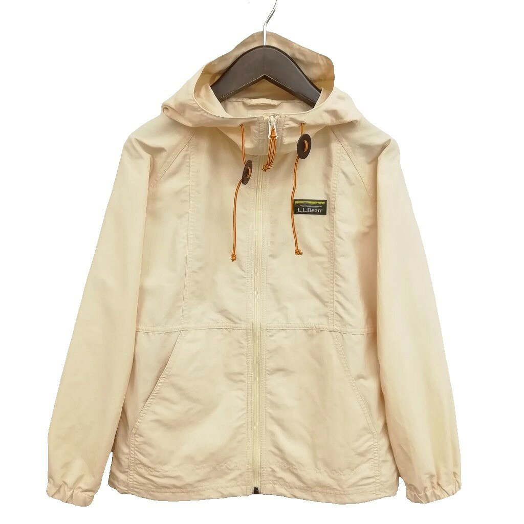 【中古】エルエルビーン L.L.BEAN 522516 Women's Japan Fit Mountain Classic Full-Zip Jacket マウンテンパーカー ジャケット 美品 XS クリーム レディース 【ベクトル 古着...