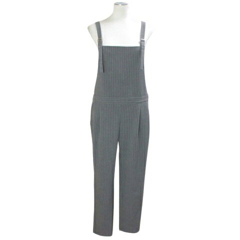 【中古】ザラ トラファルック ZARA Trafaluc サロペットパンツ オーバーオール ストライプ S グレー /X レディース 【ベクトル 古着】 260712ブランドザラ トラファルック ZARA Trafaluc表記サイズS実寸サ...