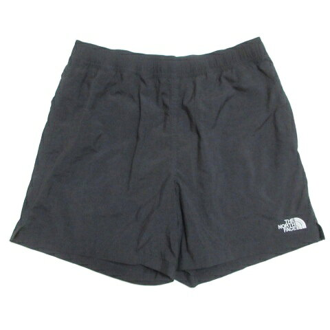 【中古】ザノースフェイス THE NORTH FACE Versatile Short バーサタイルショーツ ショートパンツ アウトドアウェア ロゴ刺? ナイロン ウエストゴム M 黒 ブラック NB42335 /X メンズ 【ベクトル 古...