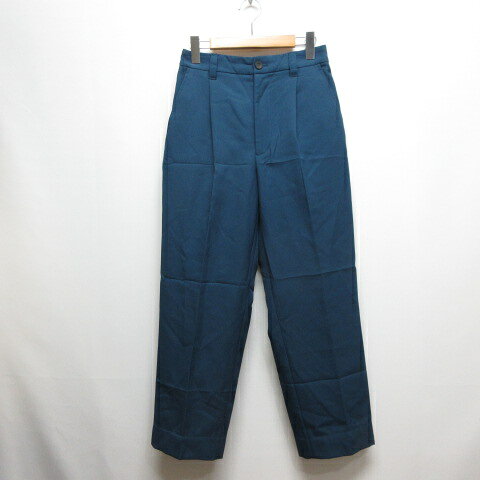 【中古】メゾンスペシャル MAISON SPECIAL タック スラックス パンツ 44 ブルー ジッパーフライ バックゴム メンズ 【ベクトル 古着】 251021ブランドメゾンスペシャル MAISON SPECIAL表記サイズ44実寸サ...
