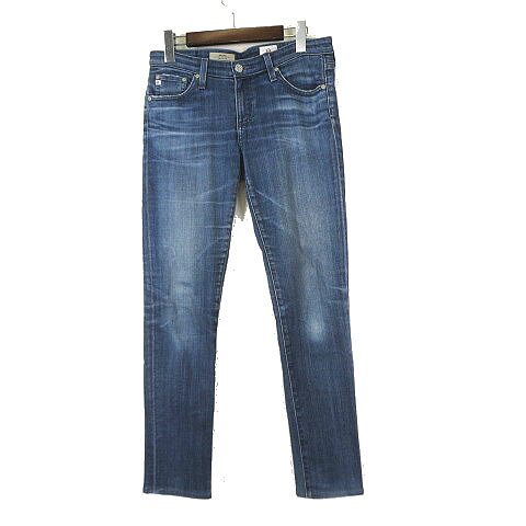 【中古】エージー AG デニムパンツ ジーンズ THE STILT シガレット レッグ スリム ストレッチ 27 インディゴブルー レディース 【ベクトル 古着】 260306ブランドエージー AG表記サイズ27 ※実寸サイズのご確認をお願...