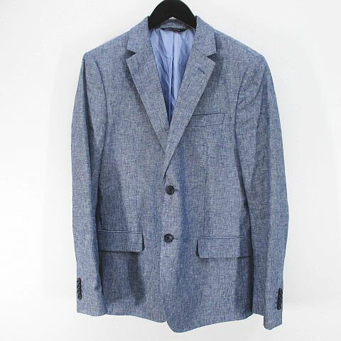 【中古】バナナリパブリック BANANA REPUBLIC スリムフィット テーラード ジャケット 38R 青系 ブルー ミックス ボタン 裏地 メンズ 【ベクトル 古着】 251117ブランドバナナリパブリック BANANA REPUBL...