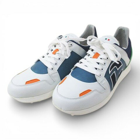 【中古】デュカ デル コスマ DUCA DEL COSMA ゴルフシューズ スパイクレス REBEL WLV 420401-20 EU41 マルチカラー系 メンズ 【ベクトル 古着】 260124表記サイズEU41実寸サイズ最大幅：10cm...