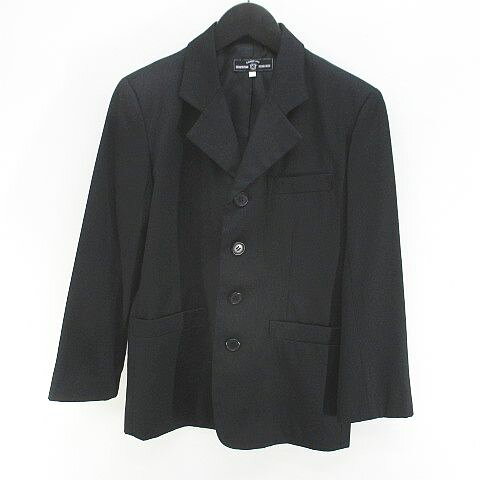 【中古】GRATIFYING フォーマル セットアップ テーラード ジャケット ロングパンツ ジップフライ 140 黒系 ブラック 裏地 キッズ 【ベクトル 古着】 260228表記サイズ140実寸サイズジャケット 肩幅：36cm　ジャケッ...