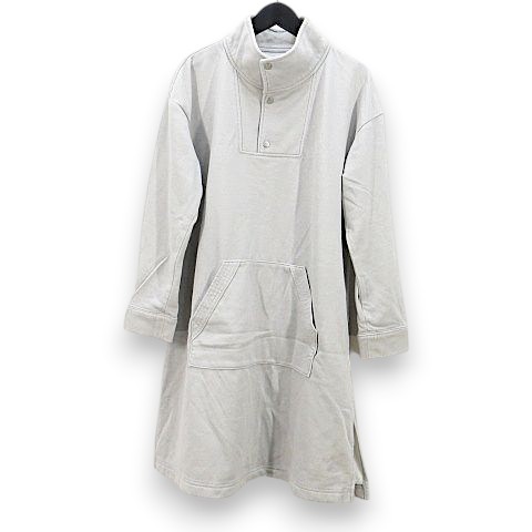 【中古】DENIMU チュニック M グレー系 カンガルーポケット ハイネック サイドスリット 無地 レディース 【ベクトル 古着】 260417表記サイズM実寸サイズ肩幅：53cm　身幅：51cm　着丈：87cm　袖丈：48cm　　素材綿...