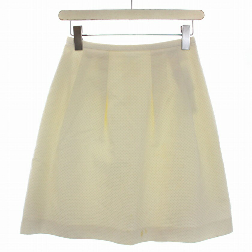 【中古】ミス ジェイ MISS J フレアスカート ひざ丈 総柄 日本製 38 M 白 ホワイト /BM ■GY09 レディース 【ベクトル 古着】 230711表記サイズ38（日本サイズM相当）実寸サイズウエスト：66cm　ヒップ：92c...