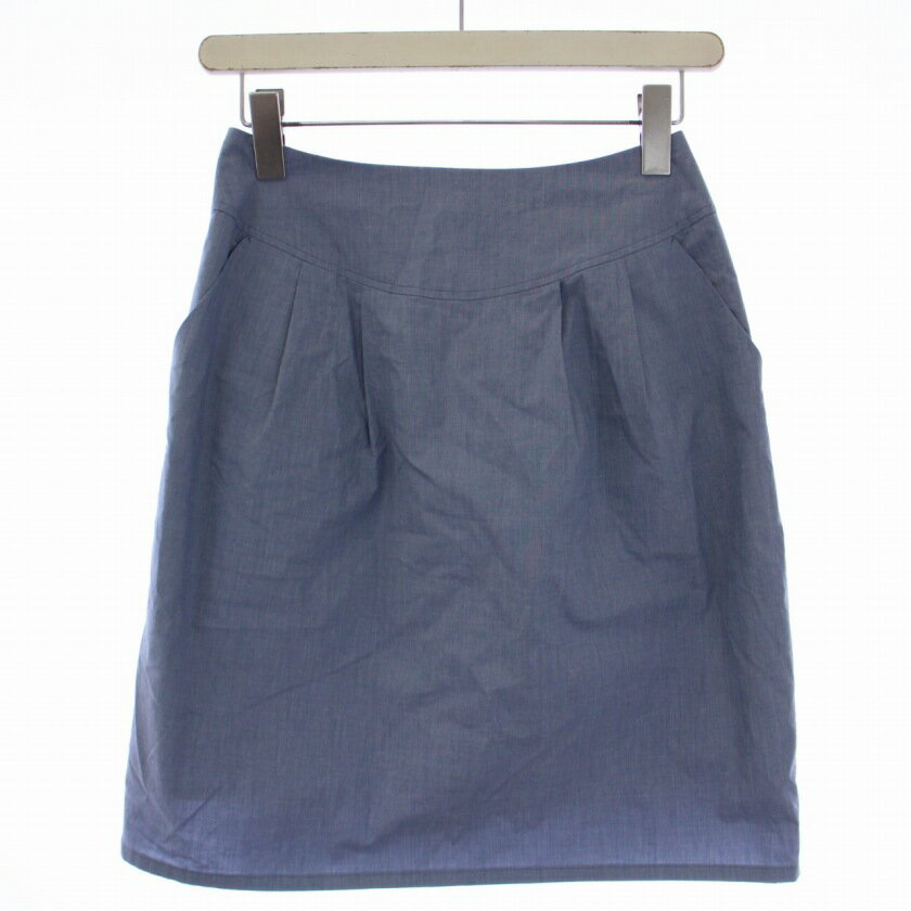 【中古】ミス ジェイ MISS J フレアスカート ひざ丈 日本製 38 M 青 ブルー /BM ■GY09 レディース 【ベクトル 古着】 230711表記サイズ38（日本サイズM相当）実寸サイズウエスト：66cm　ヒップ：98cm　スカ...