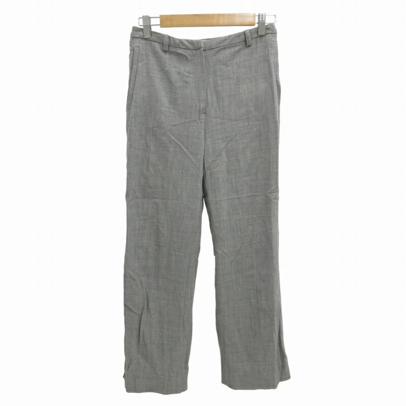 【中古】マックス&コー MAX&CO. ウールスラックス パンツ ストレート 38 M グレー ■GY31 /FT 0821 レディース 【ベクトル 古着】 240821ブランドマックス&コー MAX&CO.表記サイズ38(M相当)実寸サイ...