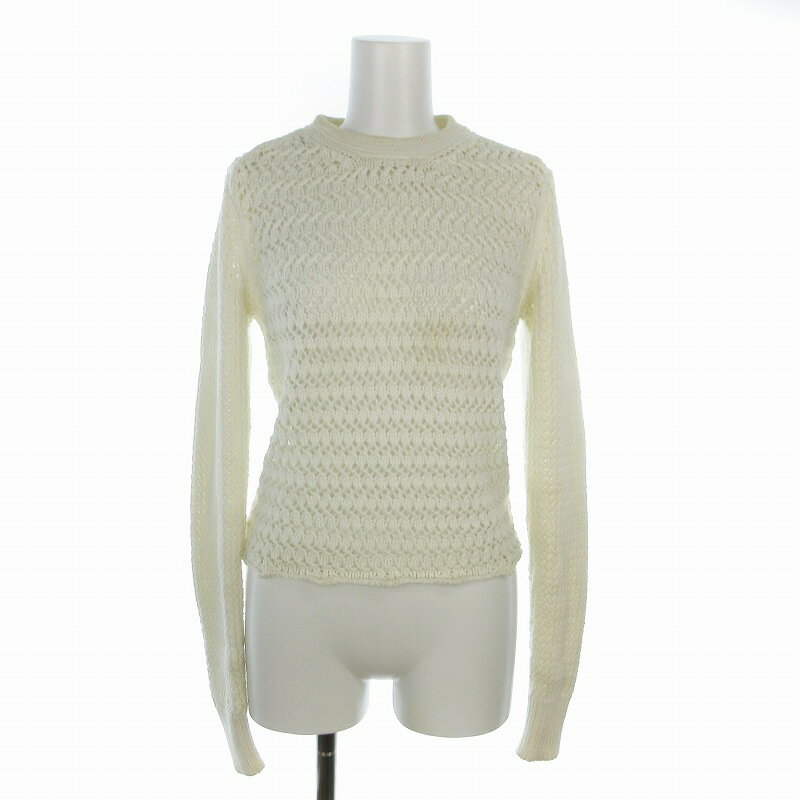 【中古】3.1 フィリップリム 3.1 phillip lim 透かし編みニット 長袖 S 白 ホワイト /US ■GY30 レディース 【ベクトル 古着】 240930ブランド3.1 フィリップリム 3.1 phillip lim表記サイ...