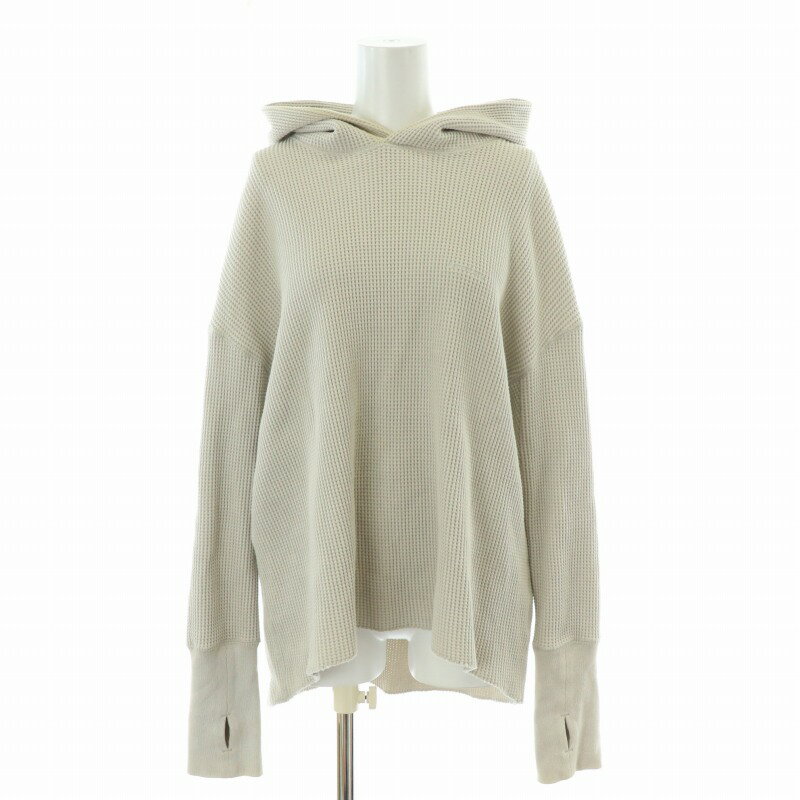 【中古】アメリカーナ AMERICANA パーカー ロゴ 刺繍 プルオーバー テールカット 長袖 ベージュ /XK レディース 【ベクトル 古着】 241022ブランドアメリカーナ AMERICANA表記サイズサイズ表記なし(実寸サイズをご...