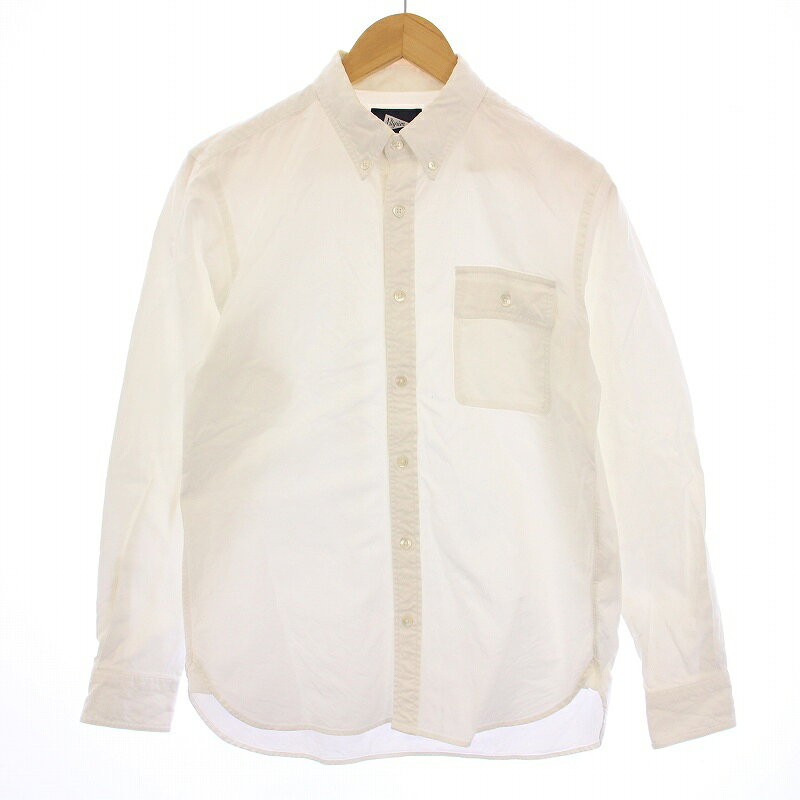 【中古】ピルグリムサーフ Pilgrim Surf シャツ 長袖 ボタンダウン XS 白 36-11-0021-325 /BM メンズ 【ベクトル 古着】 250423ブランドピルグリムサーフ Pilgrim Surf 表記サイズXS実寸サ...
