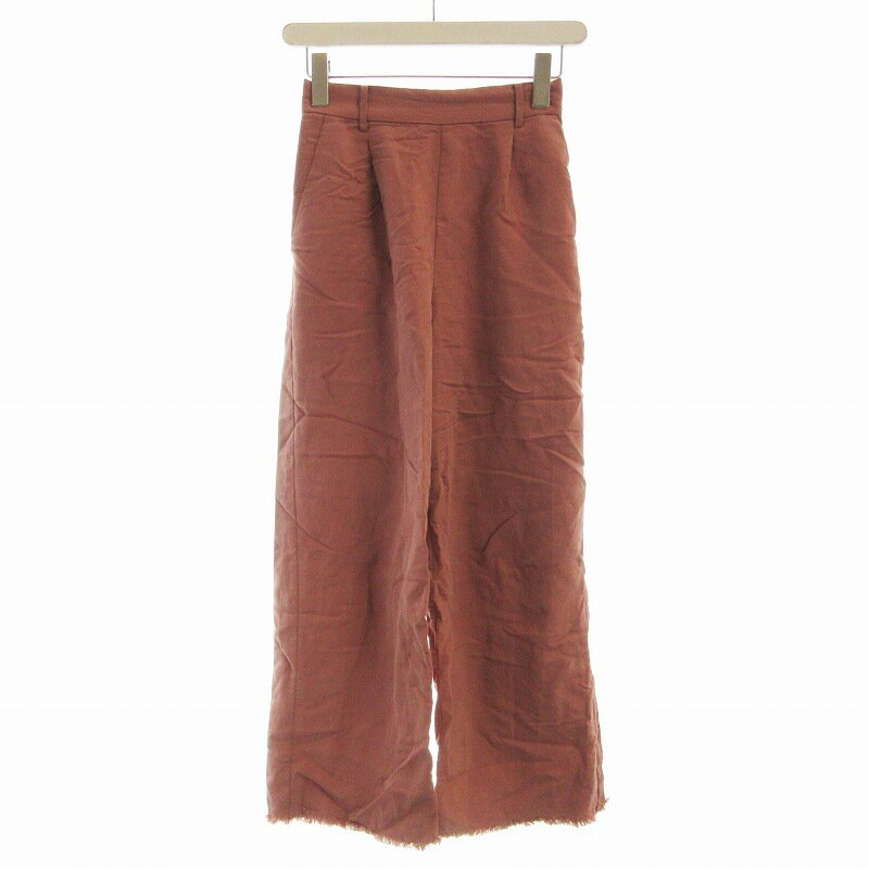 【中古】アメリヴィンテージ Ameri VINTAGE ストレートパンツ ワイド フリンジ S ピンク 0191840601 /EE レディース 【ベクトル 古着】 250523ブランドアメリヴィンテージ Ameri VINTAGE表記サイ...