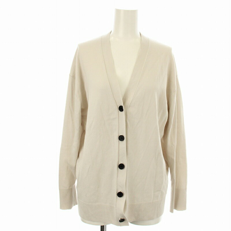 【中古】UNFILO アンフィーロ 24SS マイビューティニット カーディガン 長袖 M アイボリー KRUMCM0322 /OR レディース 【ベクトル 古着】 250701表記サイズM実寸サイズ肩幅：約48cm　身幅：約48cm　袖丈...