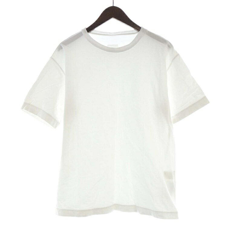 【中古】トゥジュー TOUJOURS Tシャツ カットソー クルーネック 半袖 F 白 ホワイト /RO メンズ 【ベクトル 古着】 250712ブランドトゥジュー TOUJOURS表記サイズF実寸サイズ肩幅：約50cm　身幅：約50cm　...