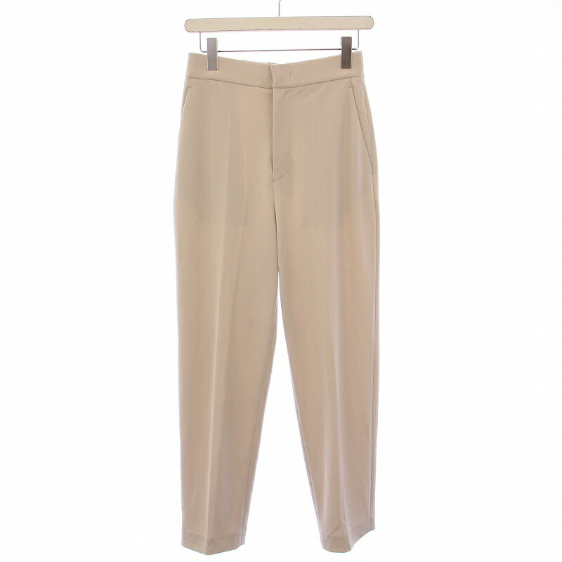 【中古】カオス CHAOS テーパードパンツ スラックス ジップフライ ストレッチ F ベージュ /BB レディース 【ベクトル 古着】 250721ブランドカオス CHAOS表記サイズFREE実寸サイズウエスト：約64cm　もも幅：約25...