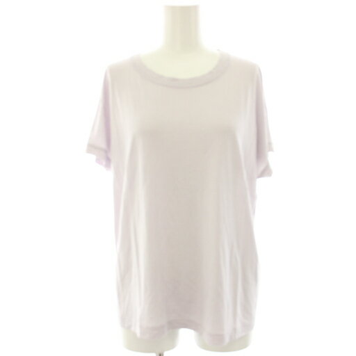 【中古】カオス CHAOS シルクフレーズTシャツ カットソー 半袖 絹 F 薄紫 ライトパープル CH206262ER /HN レディース 【ベクトル 古着】 250901ブランドカオス CHAOS表記サイズF実寸サイズ身幅：51cm　着...