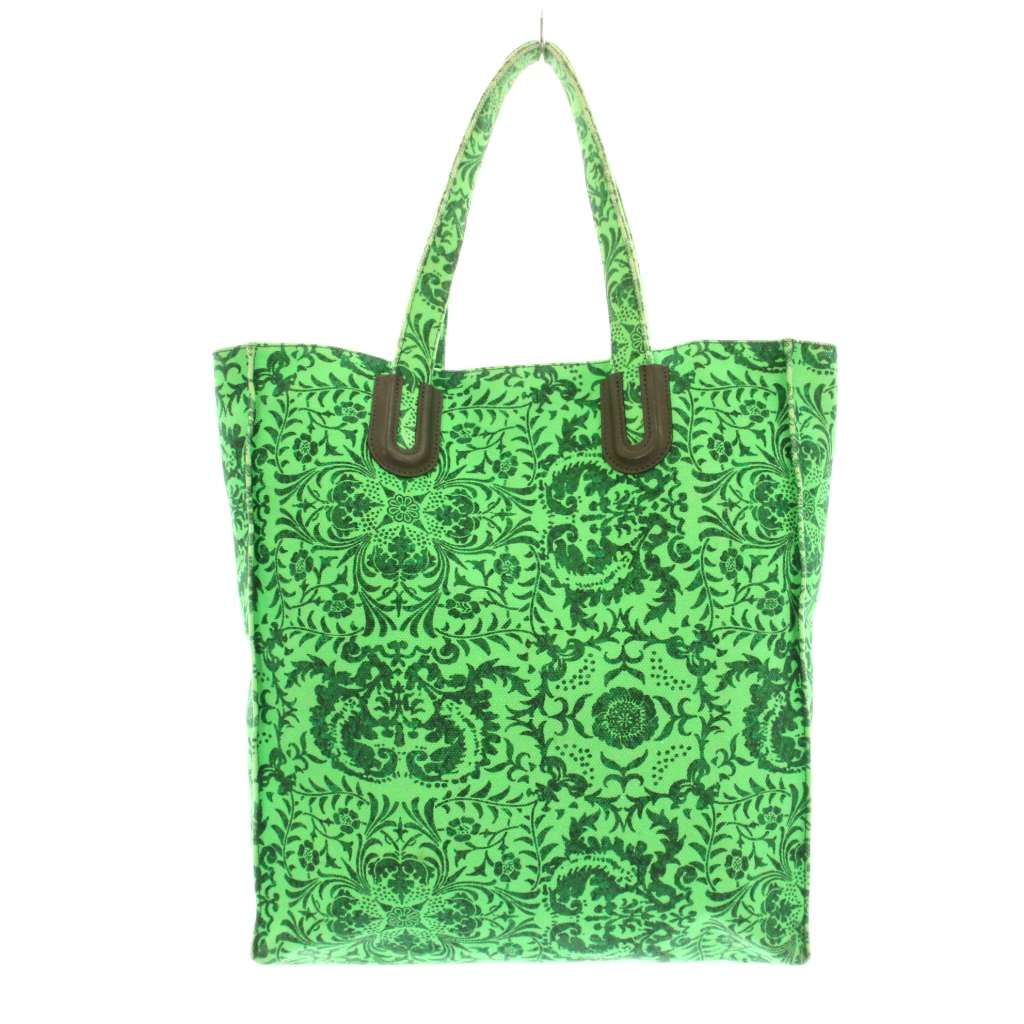 【中古】ノマディス NOMADIS Arles L トートバッグ キャンバス 総柄 緑 グリーン /KU ●D レディース 【ベクトル 古着】 250916ブランドノマディス NOMADIS表記サイズL実寸サイズ持ち手の長さ：45cm　ヨコ...