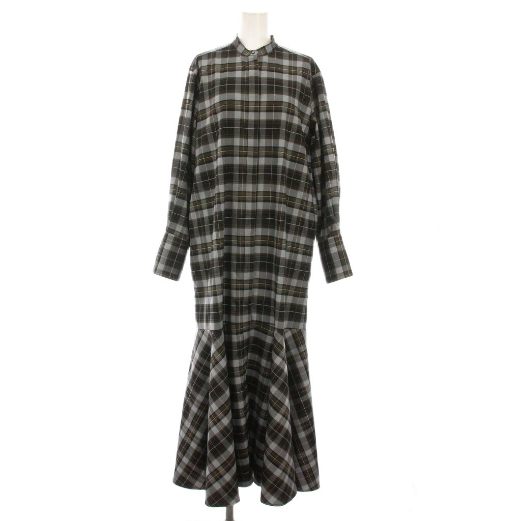 【中古】アダムエロペ Adam et Rope' 21AW マーメイドシャツワンピース ロング 長袖 F グレー 茶 カーキ GAE-51590-B /YM レディース 【ベクトル 古着】 250909ブランドアダムエロペ Adam et ...