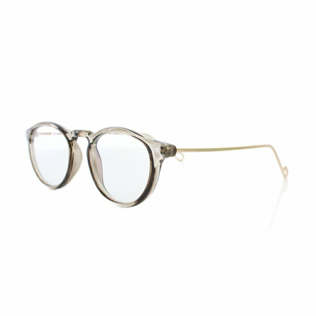 【中古】シキ エヴァンス Ciqi Evans アイウェア 眼鏡 メガネ ゴールドカラー クリアブラウン /BB レディース 【ベクトル 古着】 251005表記サイズサイズ表記なし(実寸サイズをご参考ください。)実寸サイズレンズの大きさ：...