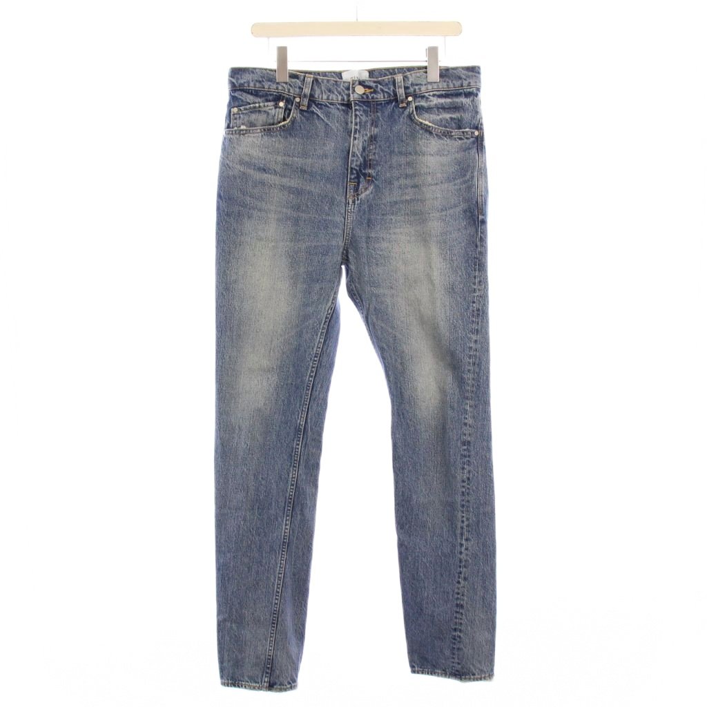 【中古】ウィーウィル WEWILL NARROW TAPERED DENIM PANT ナローテーパードデニムパンツ ジーンズ ジップフライ 3 青 ブルー W-000-6015 /BB メンズ 【ベクトル 古着】 251011表記サイズ3...