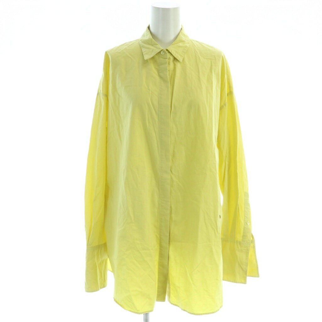 【中古】ルーニィ LOUNIE ロングシャツ ブラウス ビッグシルエット 長袖 38 黄色 イエロー /HN レディース 【ベクトル 古着】 251022ブランドルーニィ LOUNIE表記サイズ38実寸サイズ身幅：58cm　着丈：79cm　...