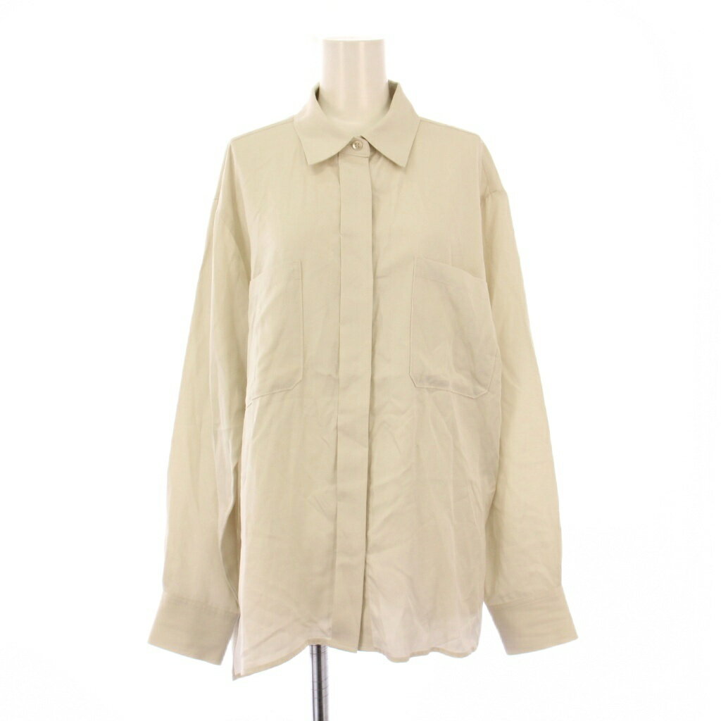 【中古】ガリャルダガランテ GALLARDAGALANTE 25SS シャツ ブラウス 長袖 レギュラーカラー 無地 F ライトグレー /BB レディース 【ベクトル 古着】 251024ブランドガリャルダガランテ GALLARDAGALA...