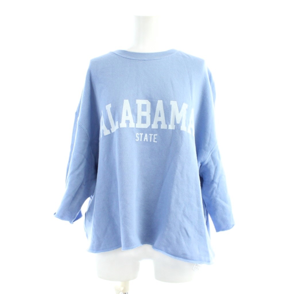 【中古】ジャーナルスタンダード JOURNAL STANDARD 25SS ハーフスリーブロゴスウェット コットン 青 ブルー 25070400305110 /AP レディース 【ベクトル 古着】 251118ブランドジャーナルスタンダード...