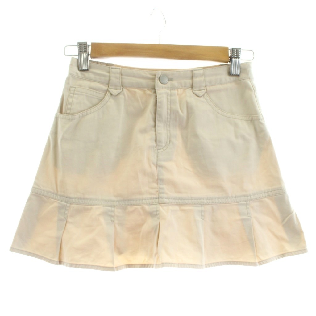 【中古】バーバリー ロンドン BURBERRY LONDON スカート ミニ 130A ベージュ フレア 女の子 /KU キッズ 【ベクトル 古着】 251204ブランドバーバリー ロンドン BURBERRY LONDON表記サイズ130A...