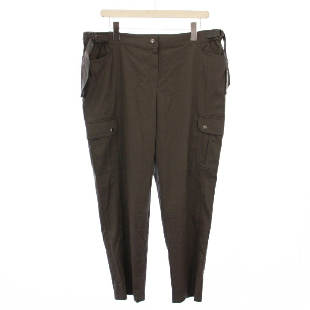 【中古】未使用品 ネミカ NEMIKA カーゴパンツ スラックス ジップフライ ワンカラー 17 グレー タグ付き /BB レディース 【ベクトル 古着】 251202ブランドネミカ NEMIKA表記サイズ17実寸サイズウエスト：90cm　...