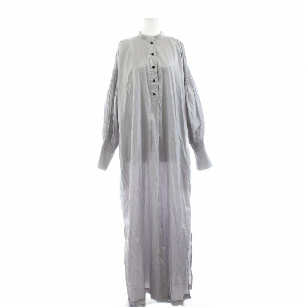 【中古】トゥデイフル TODAYFUL 2way Gather Dress ワンピース ロング マキシ 長袖 バンドカラー ギャザー ハーフボタン 38 ラベンダー 12220306 /KU レディース 【ベクトル 古着】 251215ブラ...