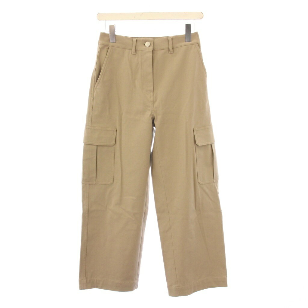 【中古】セオリー Theory 23SS Neoteric Twill Cargo Pant GH カーゴパンツ スラックス ジップフライ ストレッチ ワンカラー 00 ベージュ /BB レディース 【ベクトル 古着】 251217ブランド...