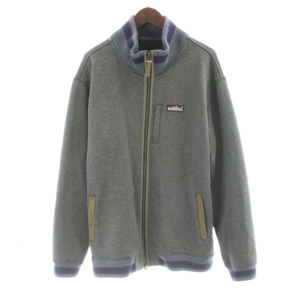 【中古】クリフメイヤー KRIFF MAYER K.MAYER ニットジャケット XL グレー 裏起毛 /AP メンズ 【ベクトル 古着】 251217ブランドクリフメイヤー KRIFF MAYER K.MAYER表記サイズXL実寸サイズ肩...