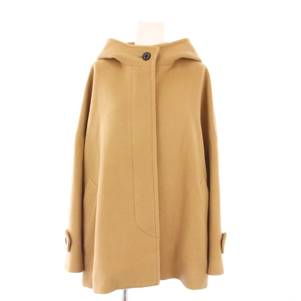 【中古】マッキントッシュ ロンドン MACKINTOSH LONDON ROSLEY ロズリー ファインウールメルトンフーデットショートコート アウター 38 ベージュ G5B21433 /KH レディース 【ベクトル 古着】 251226...