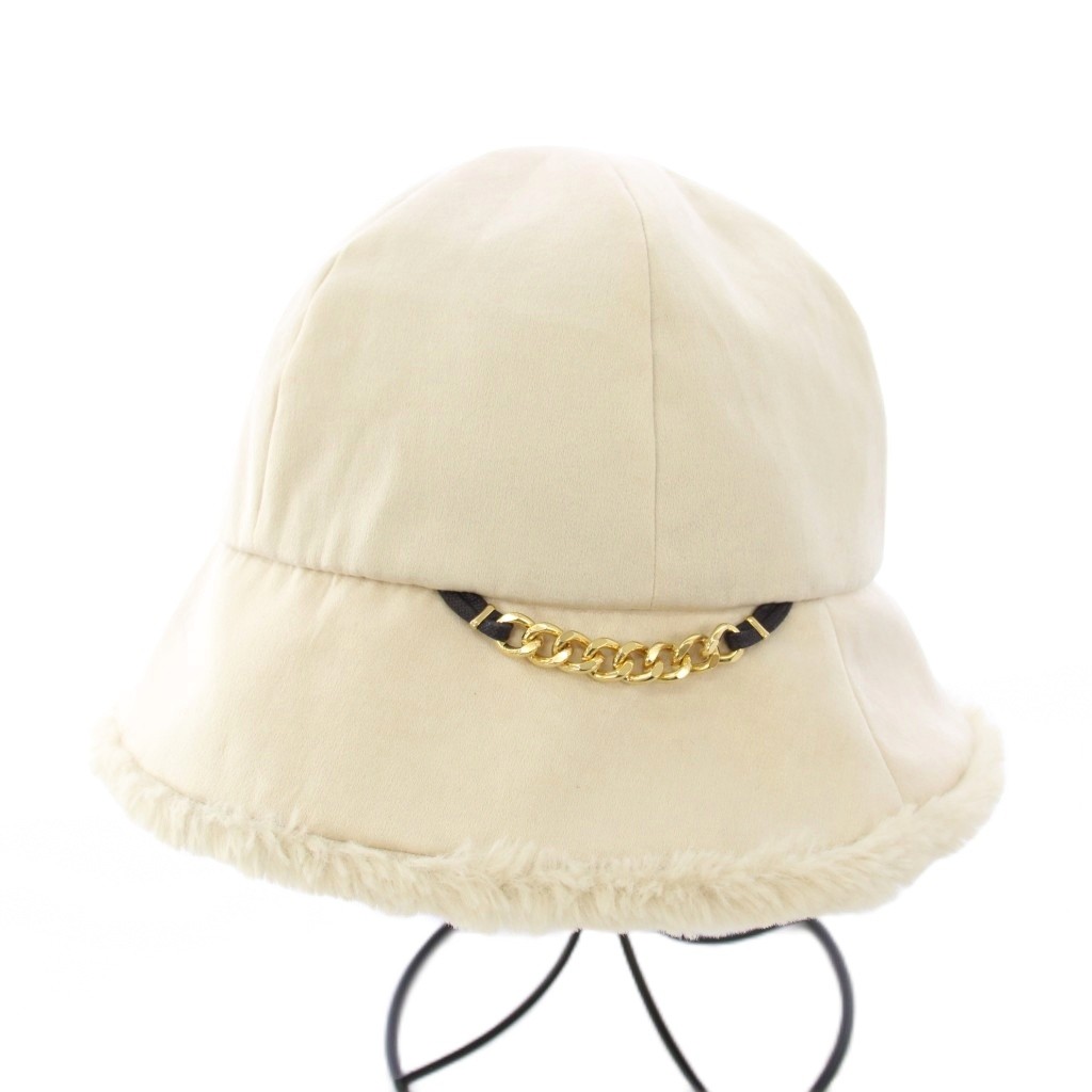 【中古】カシラ CA4LA TYROL バケットハット バケハ 帽子 チェーン 装飾 ベージュ /BB レディース 【ベクトル 古着】 260110ブランドカシラ CA4LA実寸サイズつば：7cm　頭周り：64cm　　素材アセテート ポリエ...