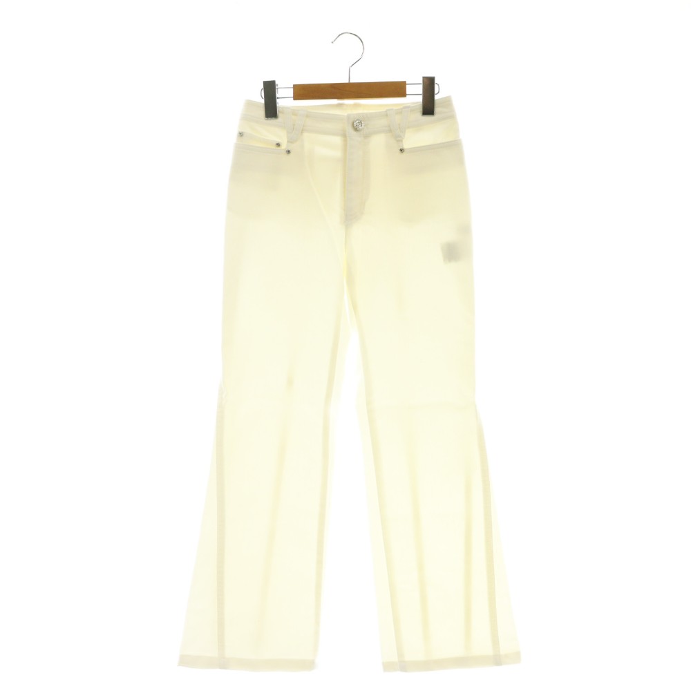 【中古】バレンザポースポーツ VALENZA PO SPORTS デニム ジーンズ パンツ ワイド 36 白 /HK レディース 【ベクトル 古着】 260120ブランドバレンザポースポーツ VALENZA PO SPORTS表記サイズ36...