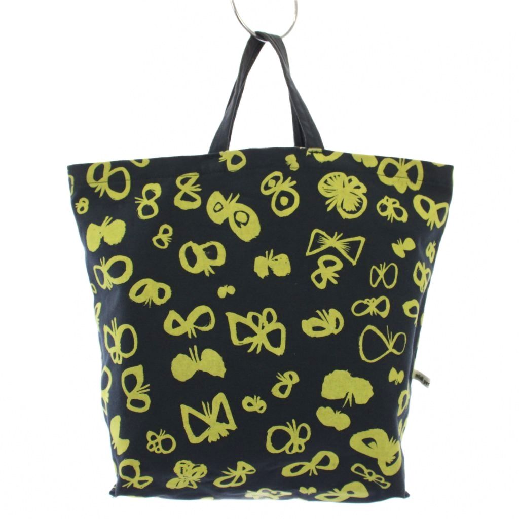 【中古】ミナペルホネン mina perhonen flutter トートバッグ ハンドバッグ 総柄 紺 aaa9460 /KH レディース 【ベクトル 古着】 260117ブランドミナペルホネン mina perhonen実寸サイズ持ち手...