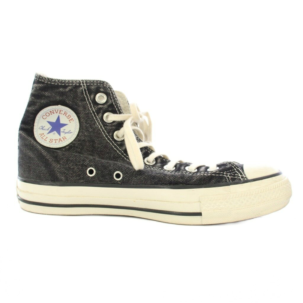 【中古】コンバース CONVERSE US AGED DENIM HI AGED BLACK USエイジドデニムHIエイジドブラック ハイカットスニーカー US6.5 25cm 黒 ブラック 1SD864 /BB レディース 【ベクトル 古...