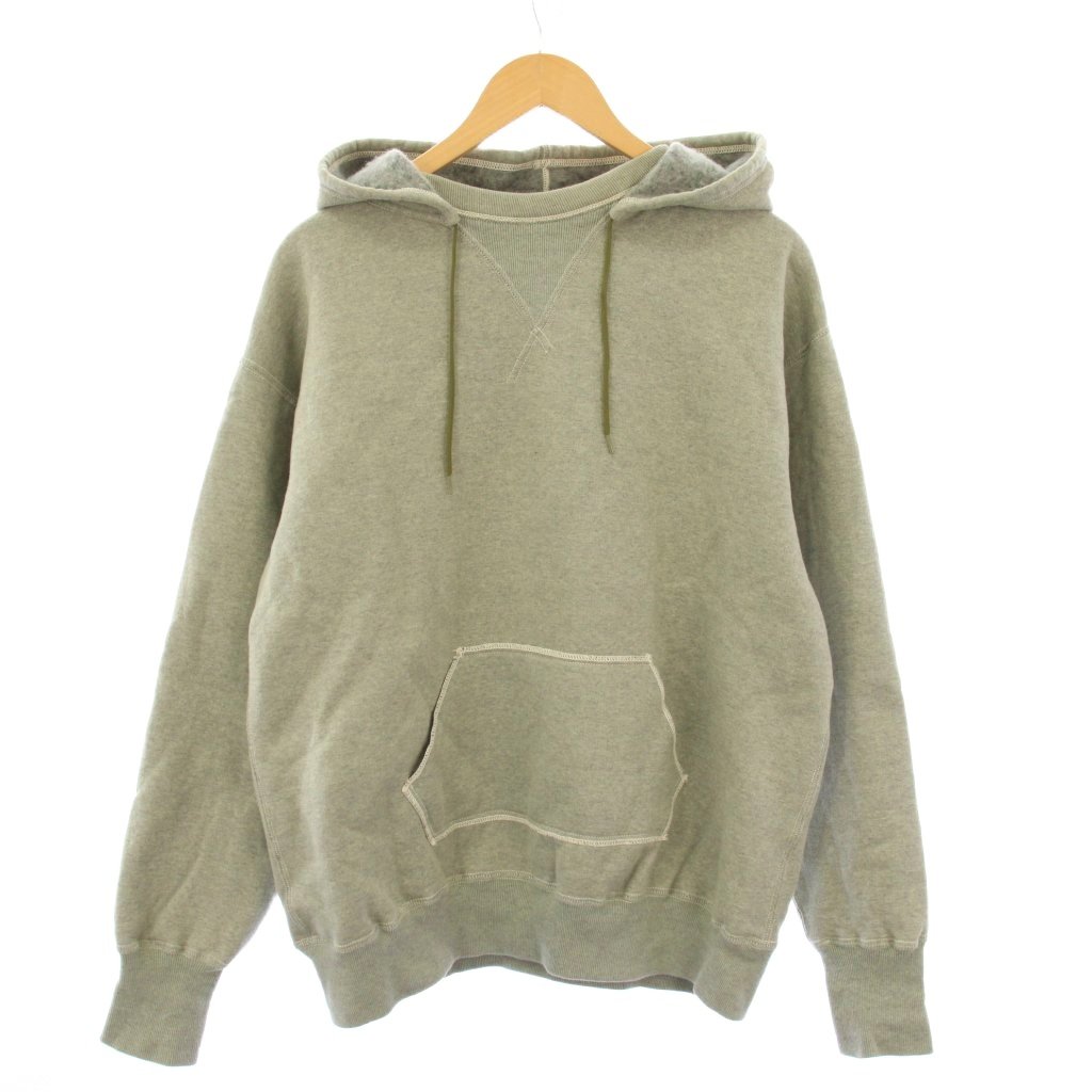 【中古】ウエアハウス WAREHOUSE JOHN GLUCKOW ダブルフェイス後付けパーカー プルオーバー 長袖 裏起毛 L グレー JG-CS13 /KH メンズ 【ベクトル 古着】 260205ブランドウエアハウス WAREHOUS...