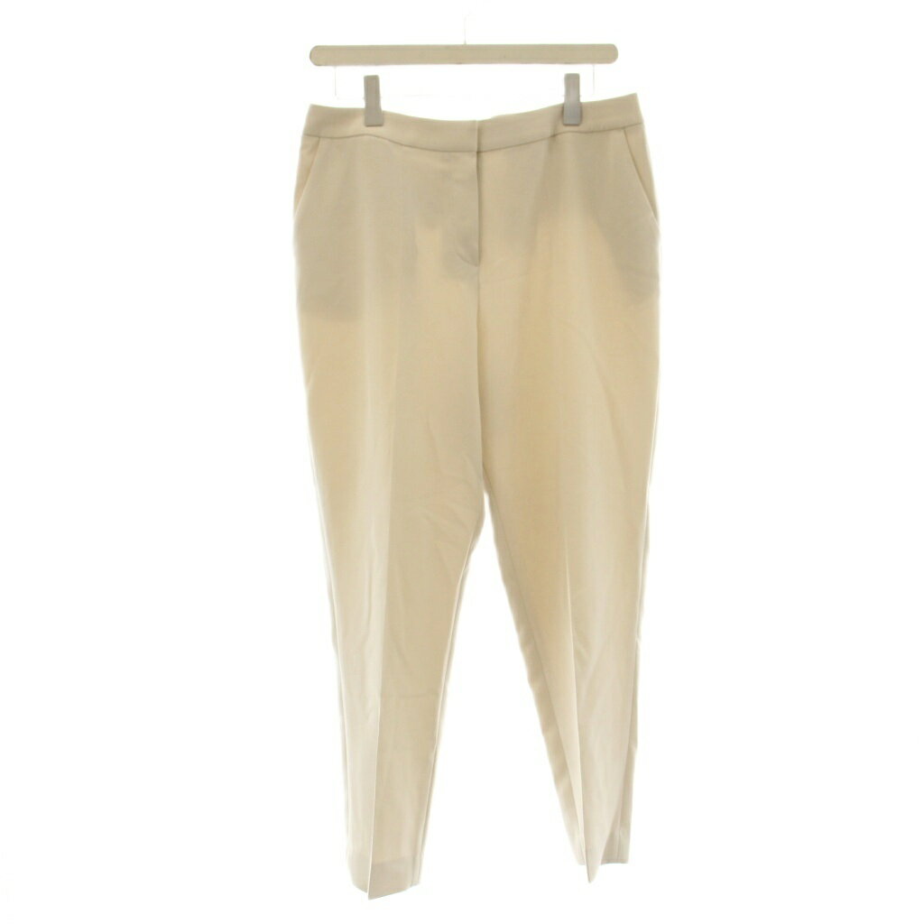 【中古】レリアン Leilian パンツ 13 アイボリー 無地 フルレングス テーパードシルエット /JP レディース 【ベクトル 古着】 260205ブランドレリアン Leilian表記サイズ13実寸サイズウエスト：約83cm　もも幅：...