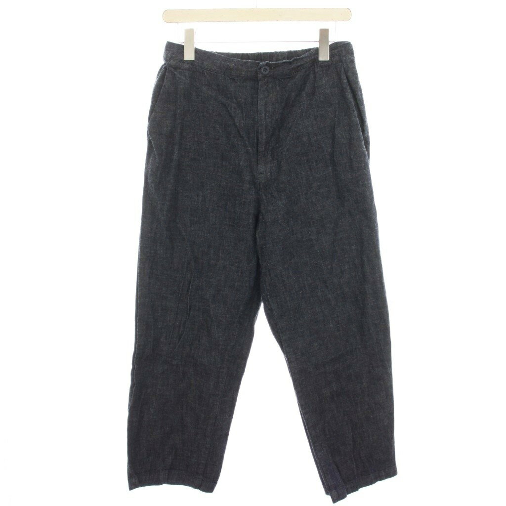【中古】ハー her. ワイドパンツ イージー F 紺 ネイビー 無地 /HN レディース 【ベクトル 古着】 260209表記サイズF実寸サイズウエスト：70cm　もも幅：31cm　裾幅：22cm　股上：33cm　股下：63cm　　素材表...