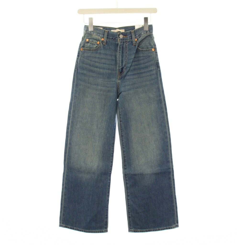 【中古】未使用品 リーバイスプレミアム Levis PReMIUM Spick and Span別注 25SS SMU RIBCAGE WIDE LEG デニムパンツ ジーンズ ワイド 23 青 25030210002010 /KH 【ベク...
