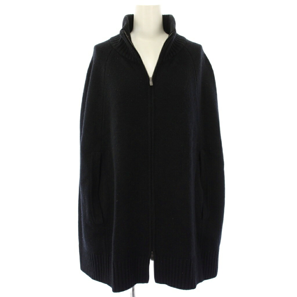 【中古】セオリーリュクス theory luxe 23AW MORBI HARRY ポンチョ ニット カシミヤ混 グローブ付き 38 黒 03-3303741 /TK レディース 【ベクトル 古着】 260216ブランドセオリーリュクス t...