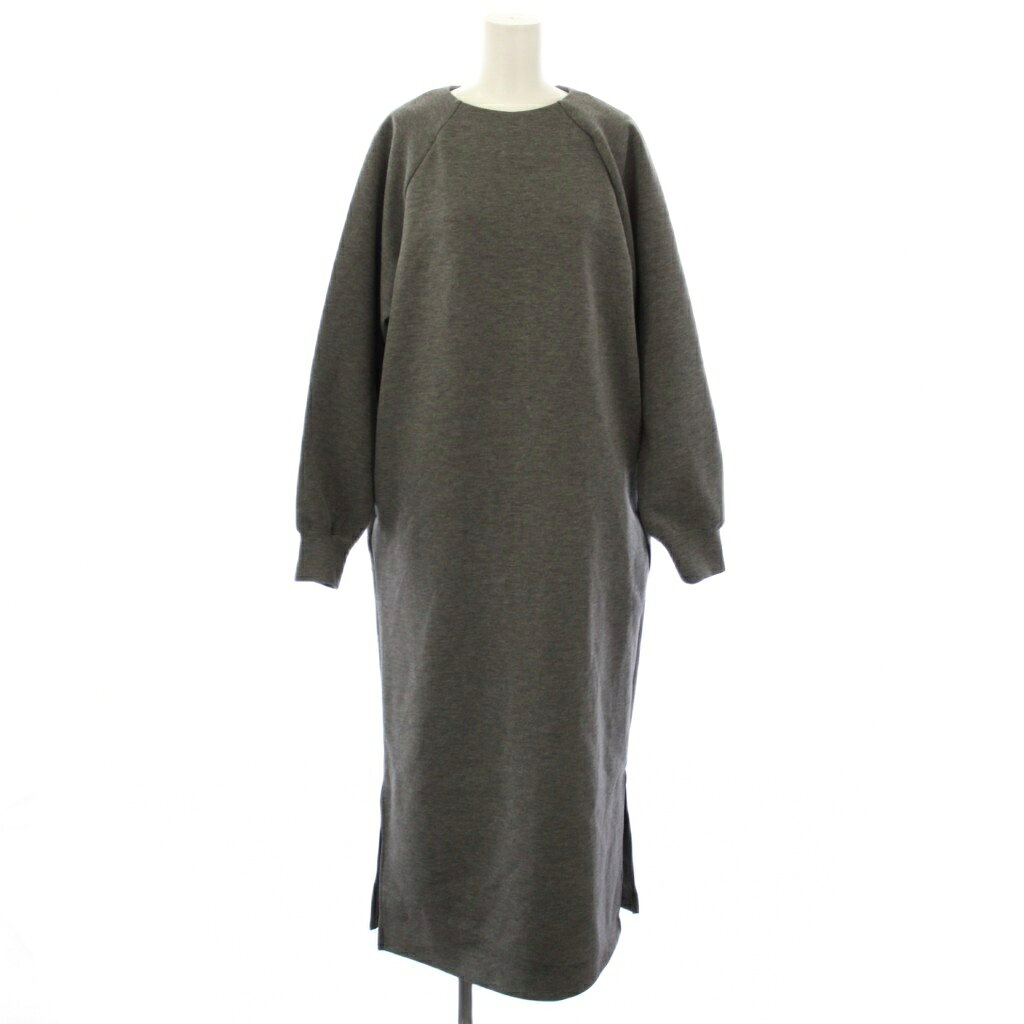 【中古】ステートオブマインド STATE OF MIND raglan sleeve op ワンピース ロング 長袖 S グレー 9252010399DGY /TK レディース 【ベクトル 古着】 260215表記サイズS実寸サイズ身幅：5...