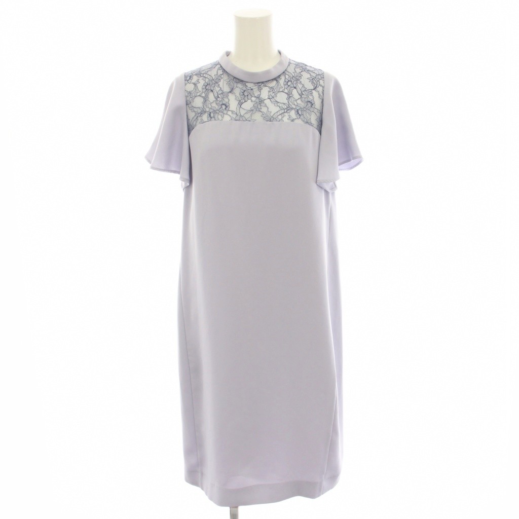 【中古】ジュエルチェンジズ Jewel Changes アローズ ワンピース ひざ丈 半袖 レース 花柄 36 紫 パープル 6626-699-2701 /YT ■MA レディース 【ベクトル 古着】 260220ブランドジュエルチェンジズ...