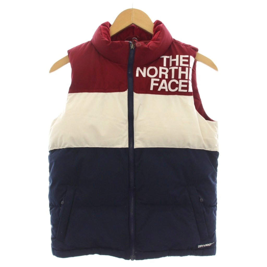 【中古】ザノースフェイス THE NORTH FACE キッズ ベスト ボーイズ 中綿 160 トリコロールカラー /☆G キッズ 【ベクトル 古着】 260305ブランドザノースフェイス THE NORTH FACE表記サイズ160実寸サ...