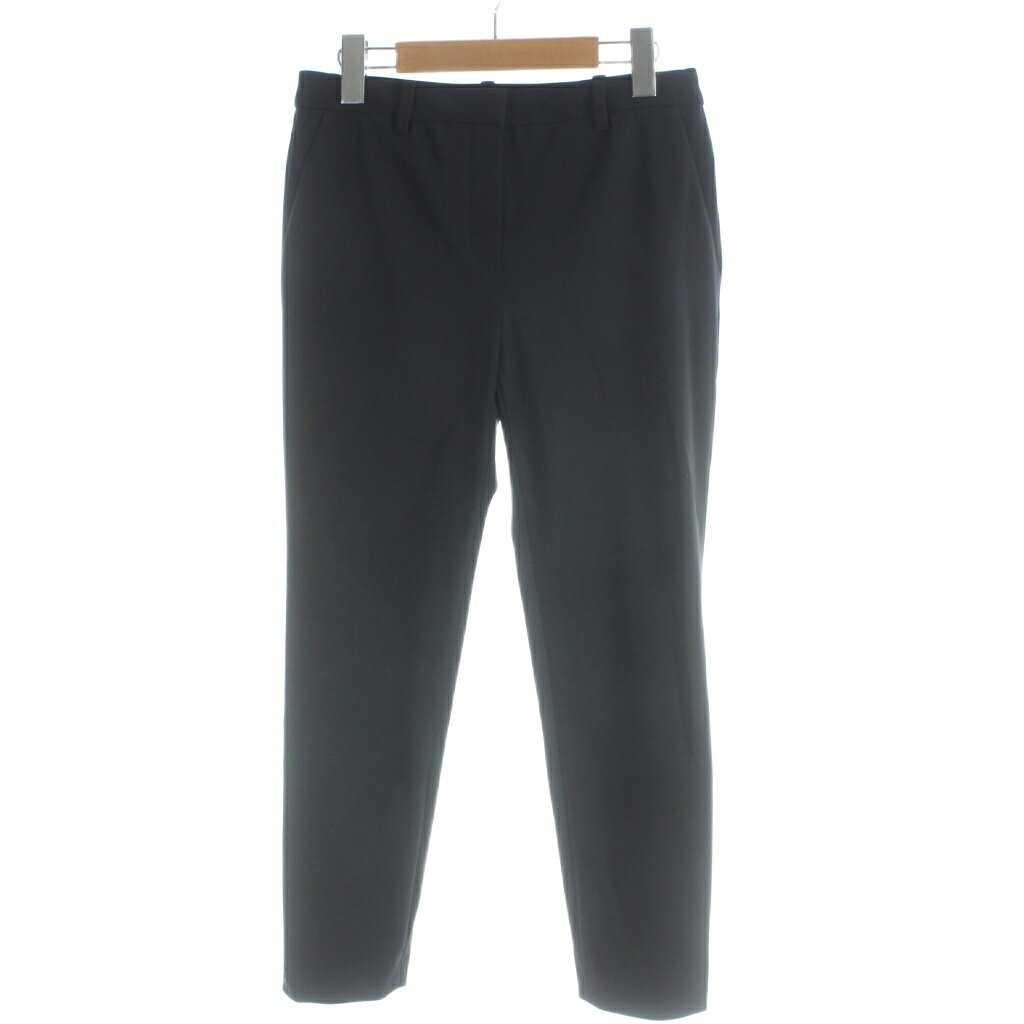 【中古】セオリー Theory PRECISION PONTE2 TREECA 4 パンツ 0 黒 ブラック /AP レディース 【ベクトル 古着】 260228ブランドセオリー Theory表記サイズ0実寸サイズウエスト：約73cm　もも...
