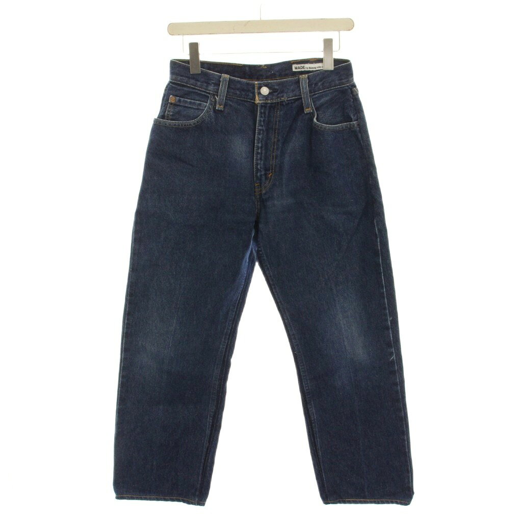【中古】メイドバイサニーサイドアップ MADE by sunny side up デニムパンツ ジーンズ リメイク 青 /YM レディース 【ベクトル 古着】 260304表記サイズ表記なし 実寸サイズをご参考下さい。実寸サイズウエスト：7...