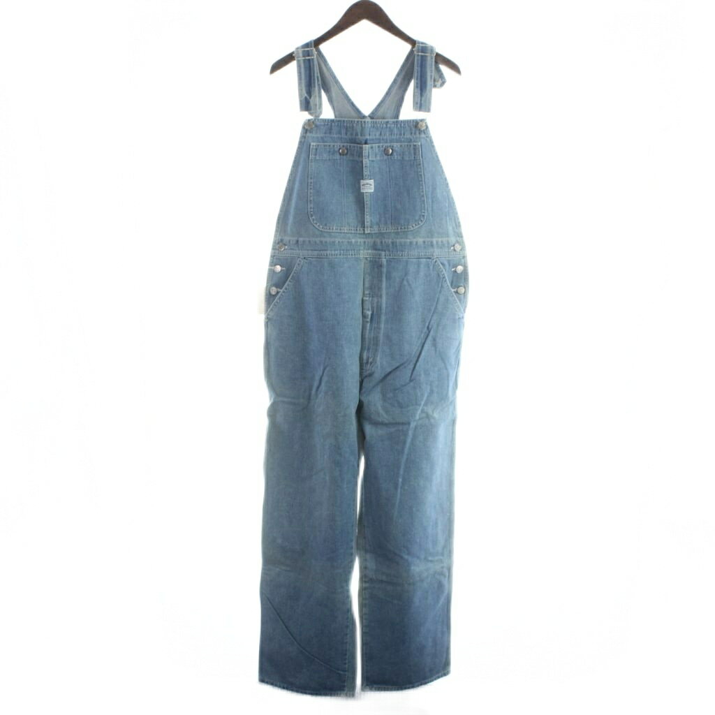 【中古】ワールドワーカーズ WORLD WORKERS オーバーオール デニム LL 青 ブルー /AP ■MA メンズ 【ベクトル 古着】 260305ブランドワールドワーカーズ WORLD WORKERS表記サイズLL実寸サイズ腰から胸...
