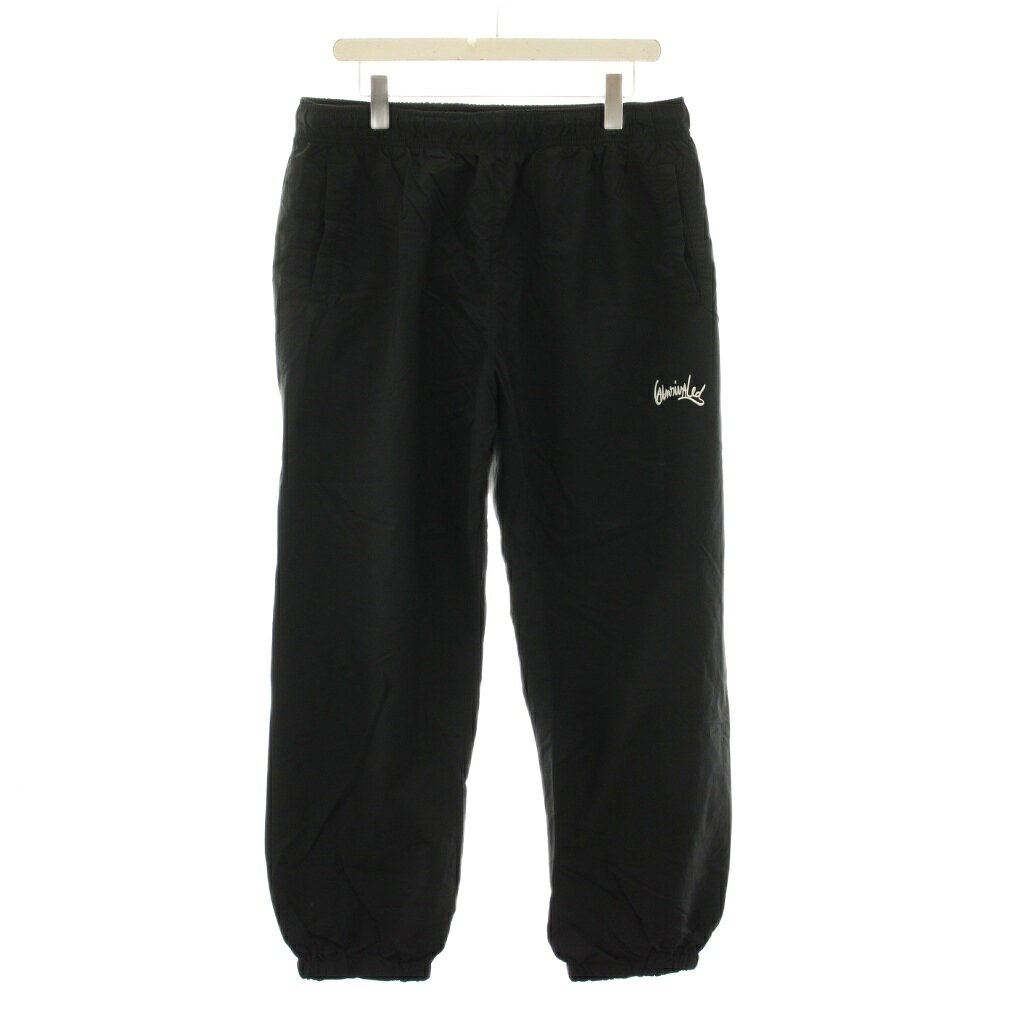 【中古】アンライバルド UNRIVALED ナイロンパンツ XL 黒 ブラック ウエストゴム 裾ゴム ロゴ /YM メンズ 【ベクトル 古着】 260306ブランドアンライバルド UNRIVALED表記サイズXL実寸サイズウエスト：84cm...