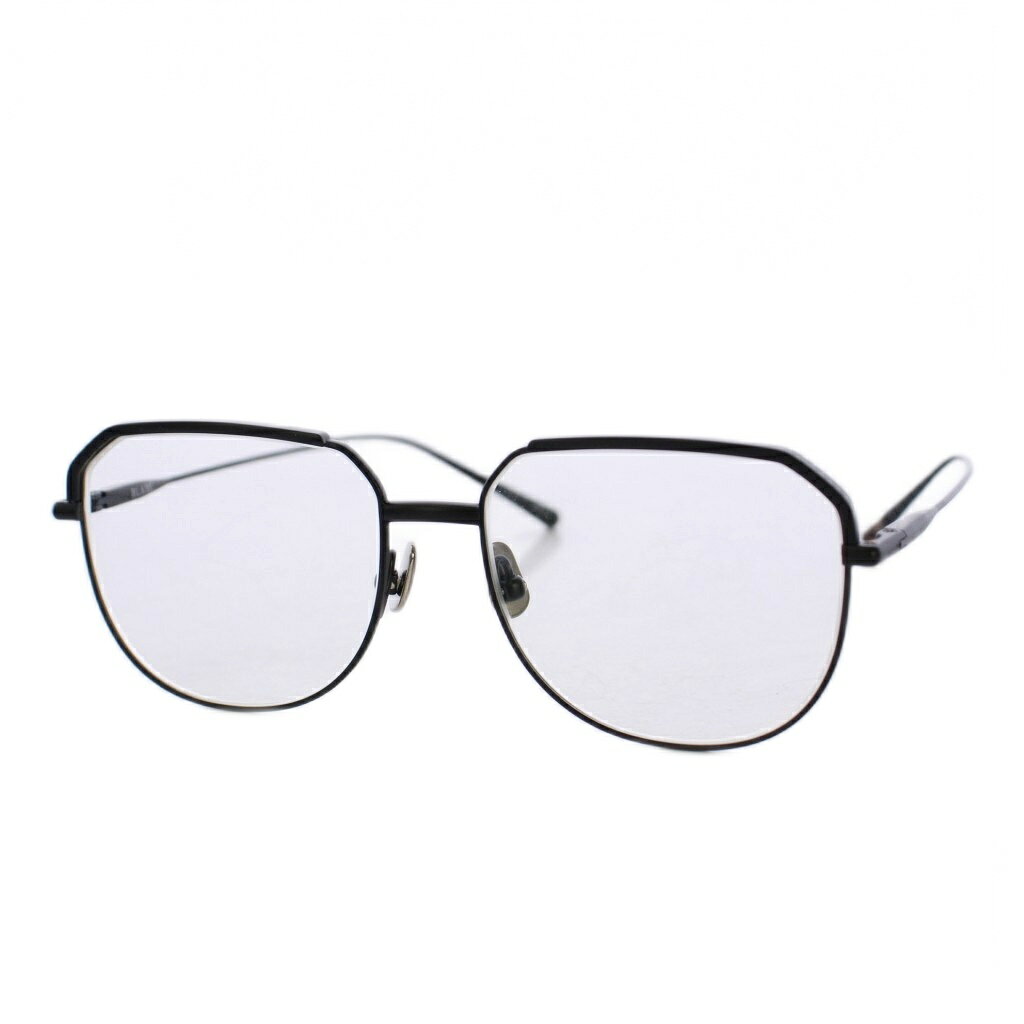 【中古】ブラン BLANC.. 眼鏡 度あり 54□16-142 黒 B0024 /BM レディース 【ベクトル 古着】 260304ブランドブラン BLANC..表記サイズ54□16-142実寸サイズレンズの大きさ：4.5×5.5cm　フ...